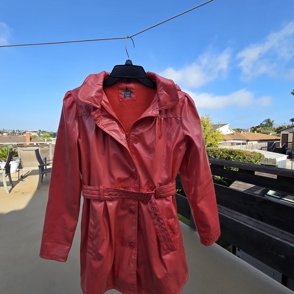 Jackets & Coats | French Designer American Graffiti Girls Rain Jacket ...
